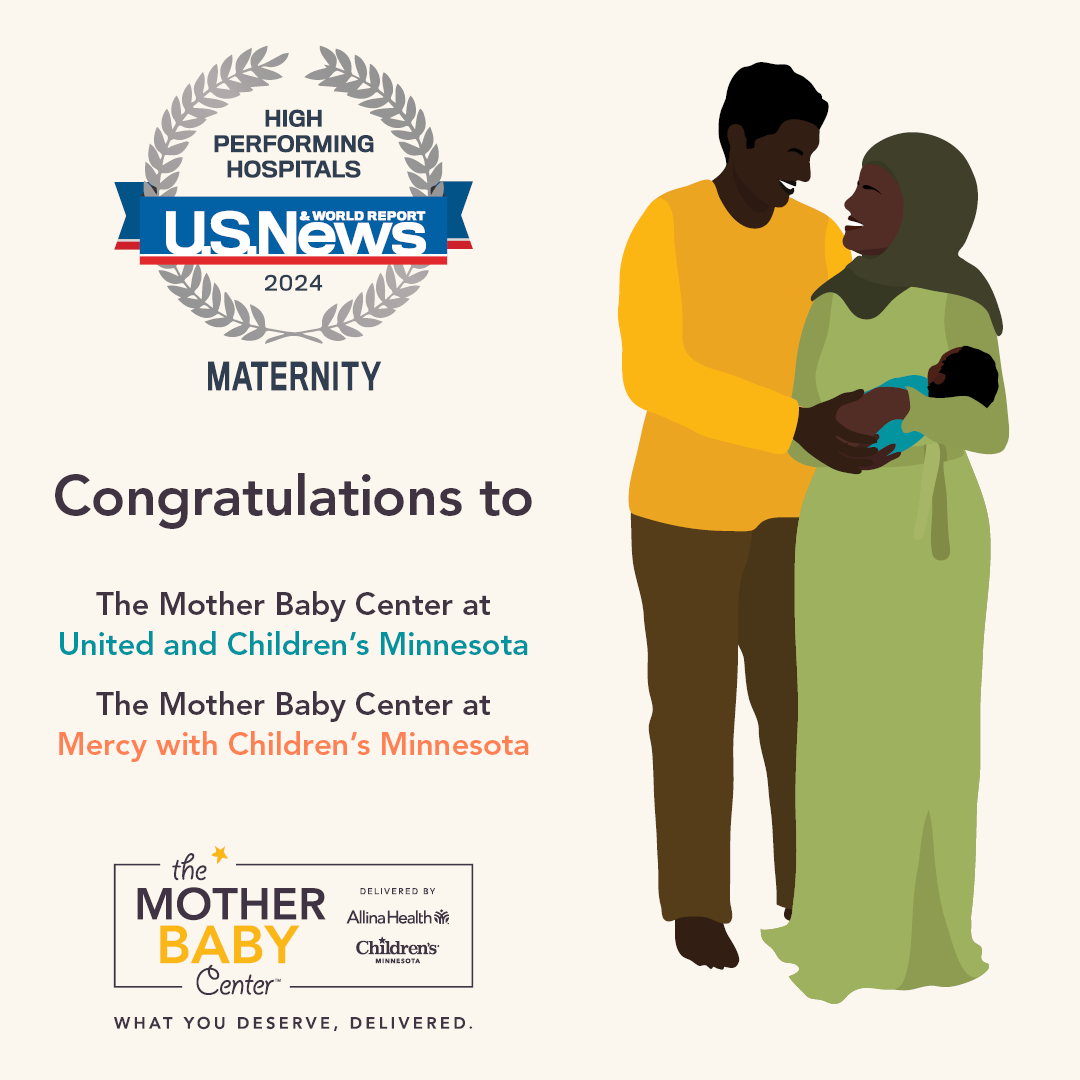 The Mother Baby Center locations at United and Mercy hospitals earn top ...