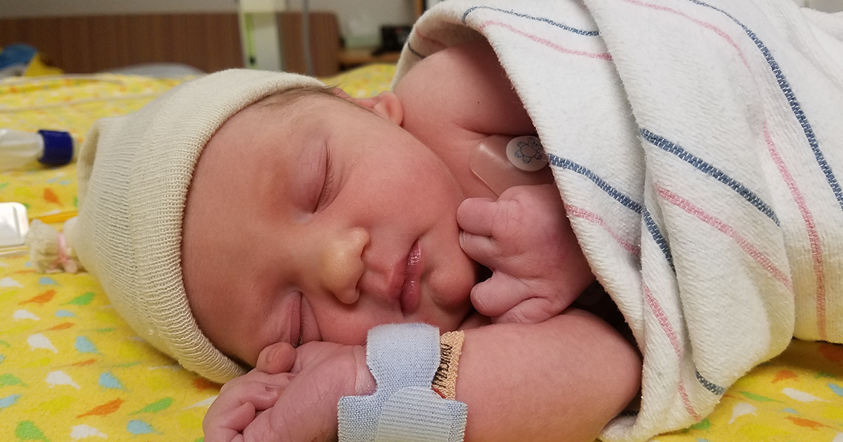 Peyton’s story: from heart surgery at 4 days old to going home - The ...